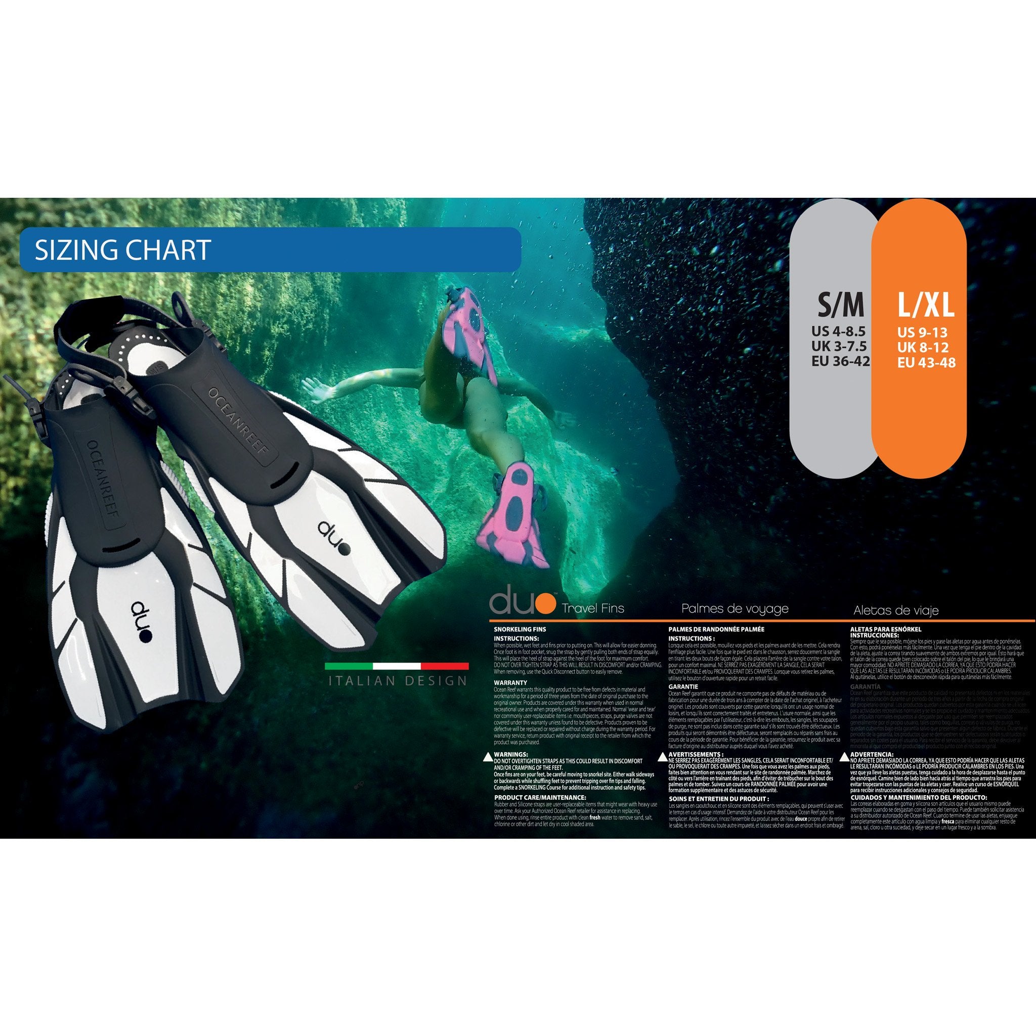Duo Fins – Deep Blue Asia